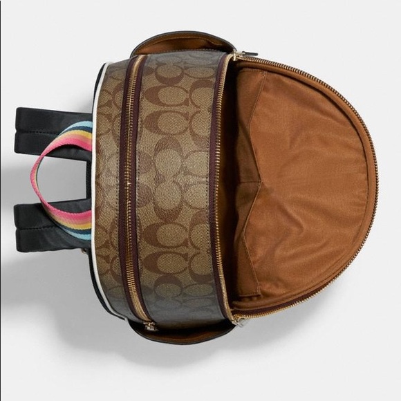 Coach | Bags | Nwt Coach X Peanuts Court Backpack In Signature Canvas ...